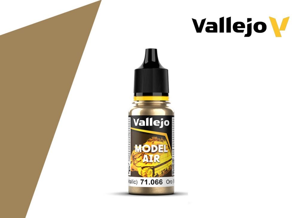 Vallejo Model Air - Metallic Gold (18ml) - Everything Airbrush