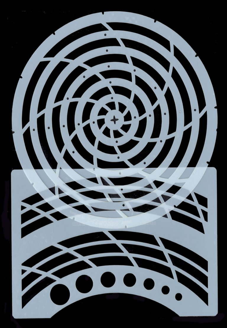 Light Speed Stencils - Circle Lines - Everything Airbrush