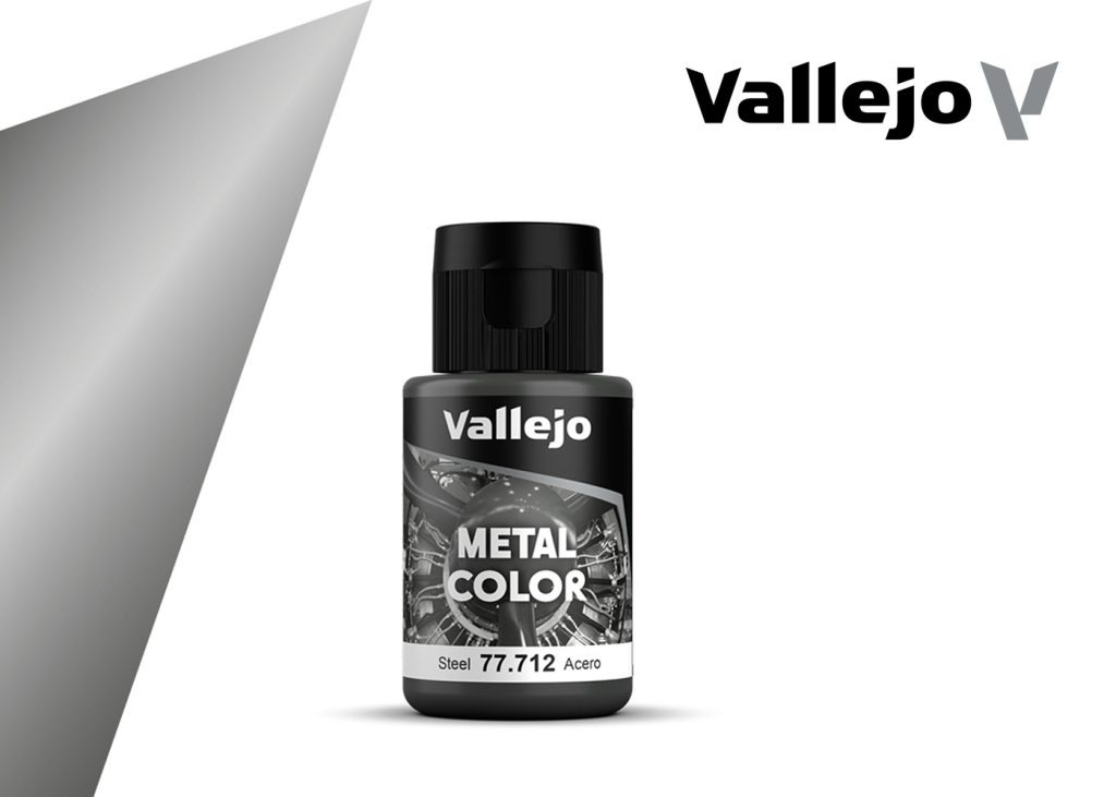 Vallejo Metal Color - Steel (32ml) - Everything Airbrush