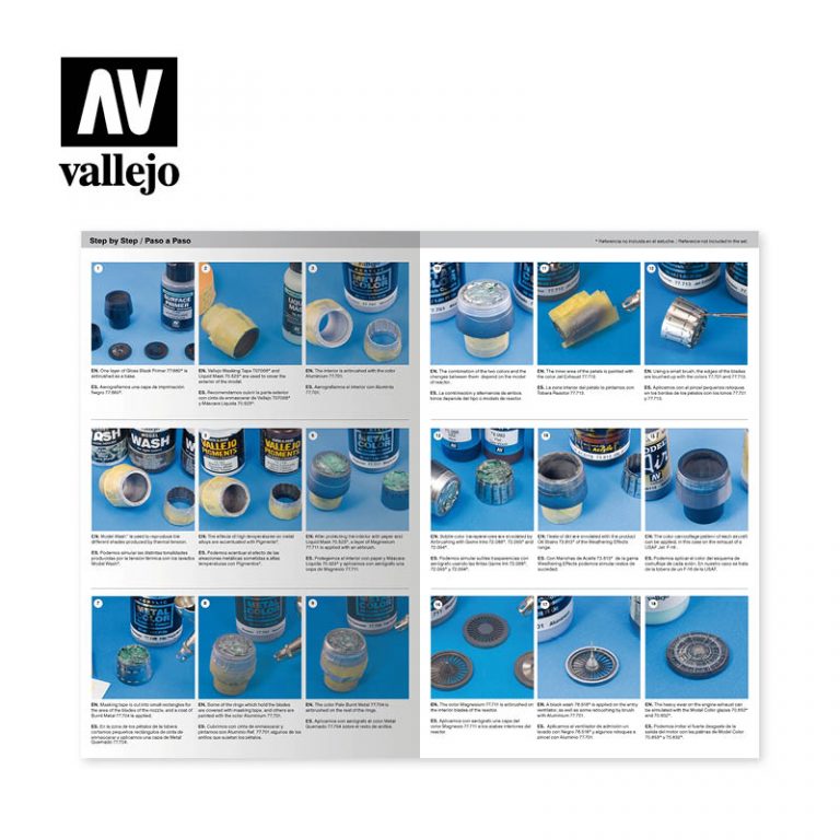 Vallejo Metal Color Paint Set - Jet Exhaust (4 x 32ml) - Everything ...