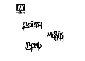 Vallejo Hobby Stencils - Street Art No 1 - Everything Airbrush