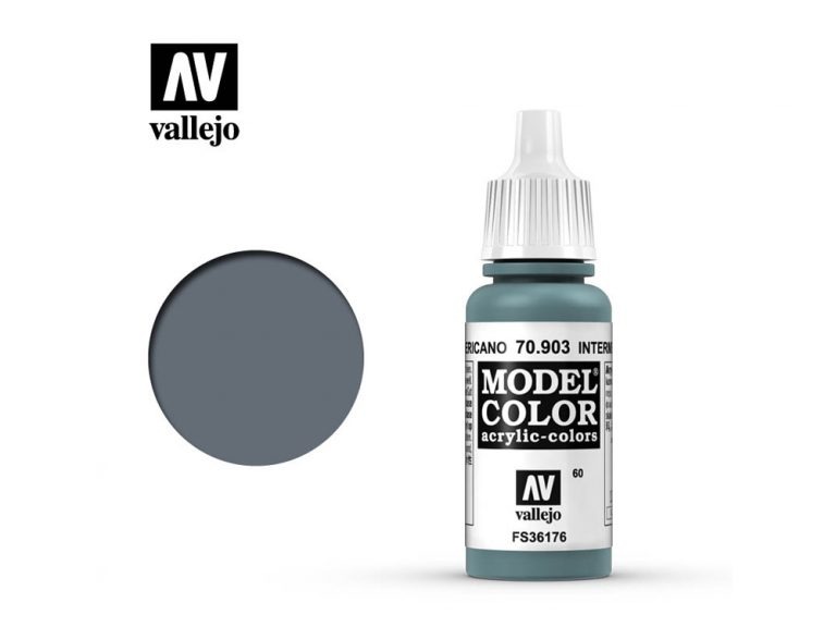 Vallejo Model Color - Intermediate Blue (17ml) - Everything Airbrush