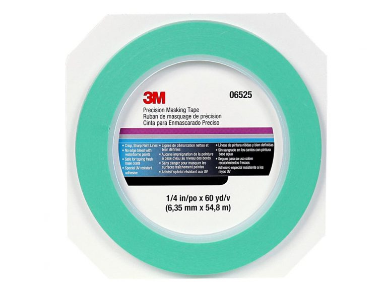 3M™ Precision Masking Tape Green 6.35mm x 54.8 m Roll - Everything Airbrush