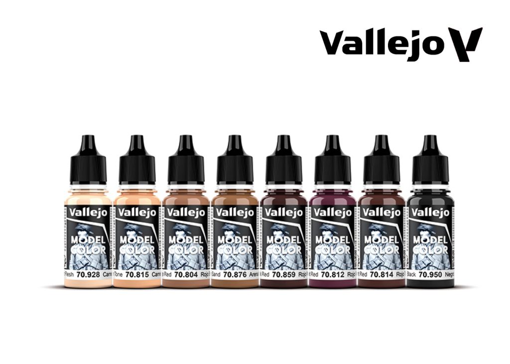 Vallejo Model Color Paint Set - Face Painting (8 x 18ml) - Everything ...