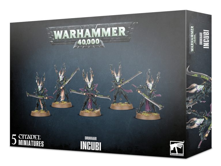 Warhammer 40K: Drukhari - Incubi [45-40] - Everything Airbrush