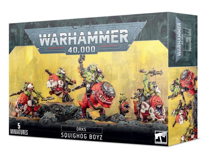 Warhammer 40K: Orks - Squighog Boys [50-54] - Everything Airbrush
