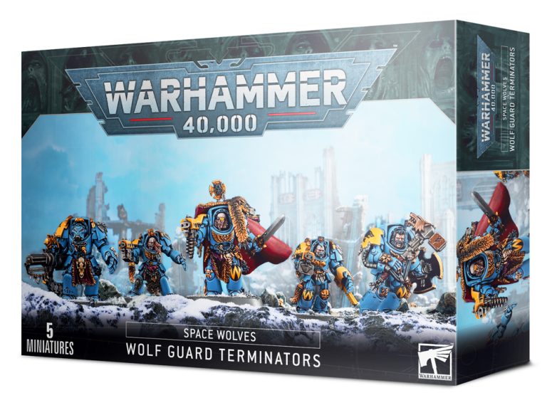 Warhammer 40K: Space Wolves - Wolf Guard Terminators [53-07 ...