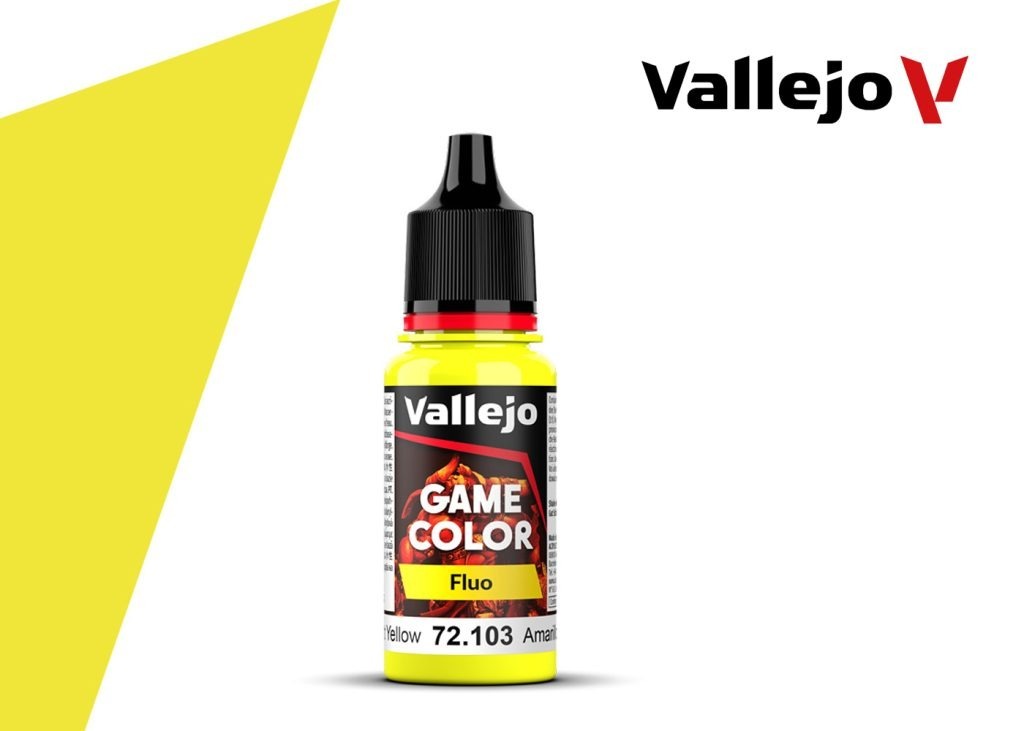 Vallejo Game Color - Fluorescent Yellow (18ml) - Everything Airbrush