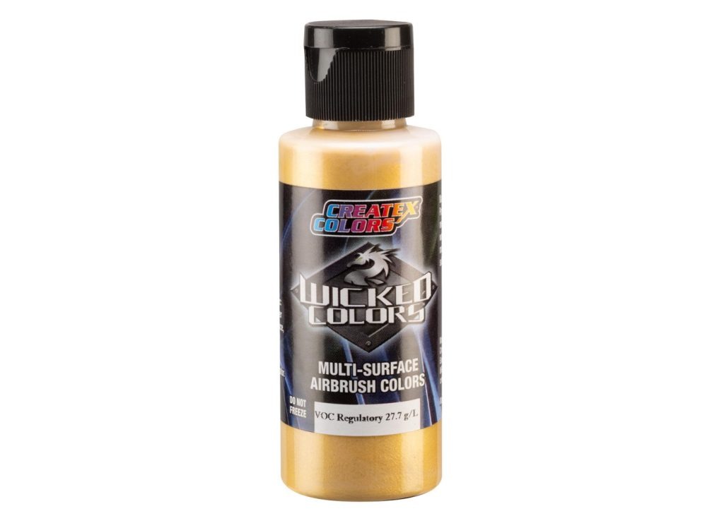 Createx - Wicked Pearl Gold 2oz (60ml) - Everything Airbrush