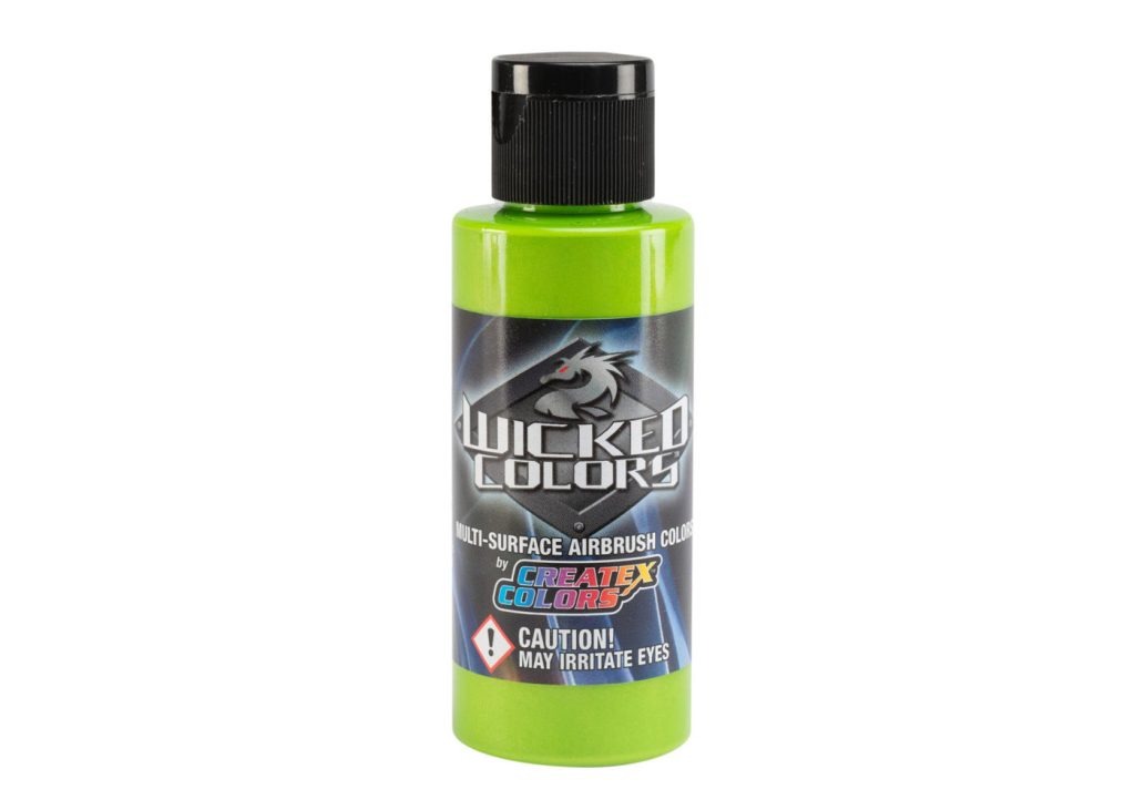 Createx - Wicked Pearl Lime Green 2oz (60ml) - Everything Airbrush