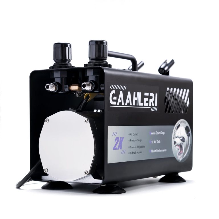 Gaahleri Dual Drive Series: GT-918 Airbrush Compressor with 1 Litre ...