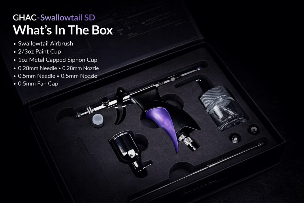 Gaahleri Ace Series - GHAC-Swallowtail SD Side Feed Airbrush (0.28mm ...