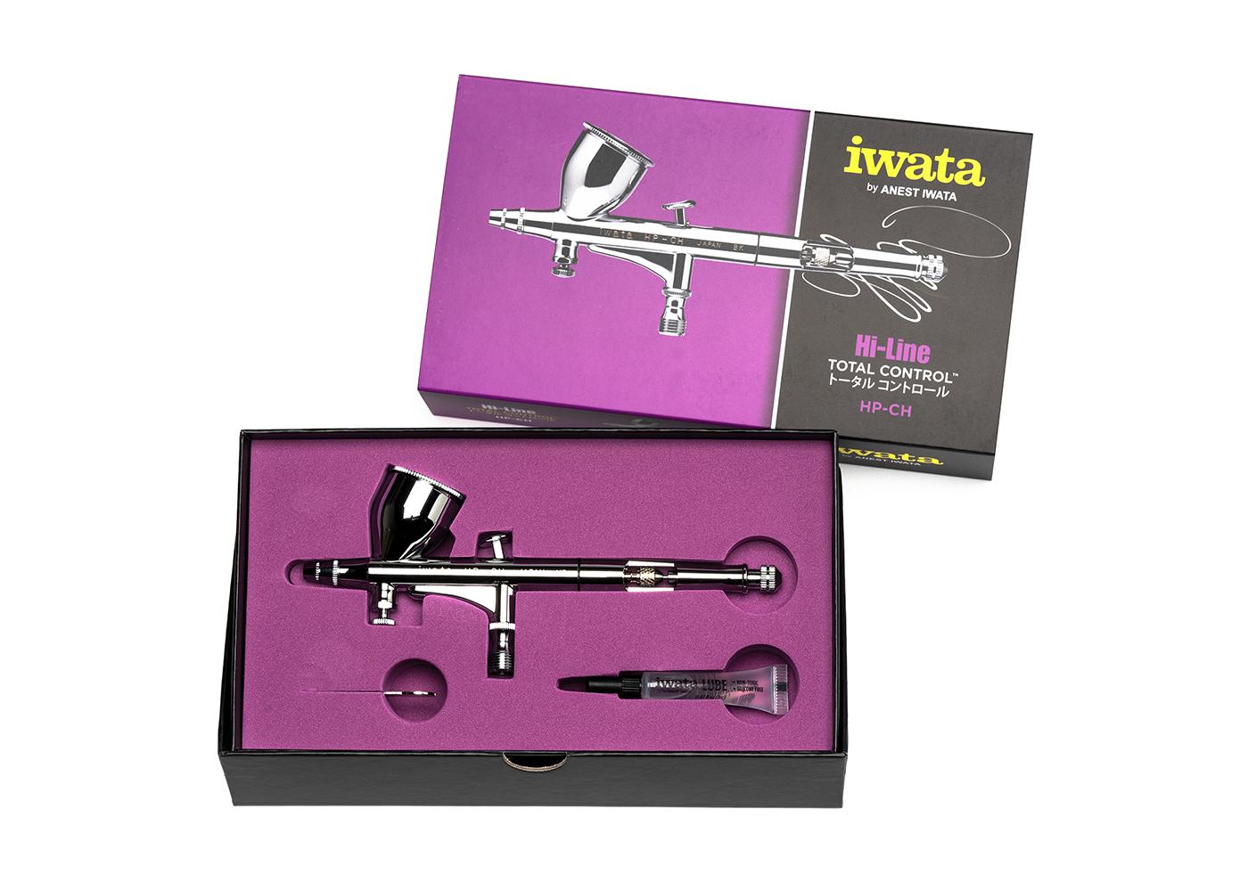 Iwata - Hi-Line HP-CH Gravity Feed Double Action Airbrush (0.3mm) - Everything Airbrush