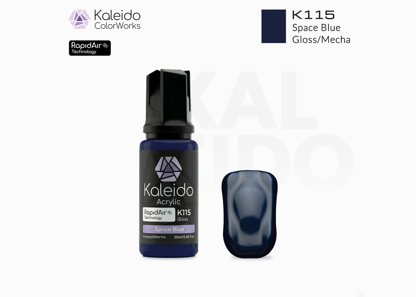 Kaleido ColorWorks: K115 - Space Blue (20ml) - Everything Airbrush